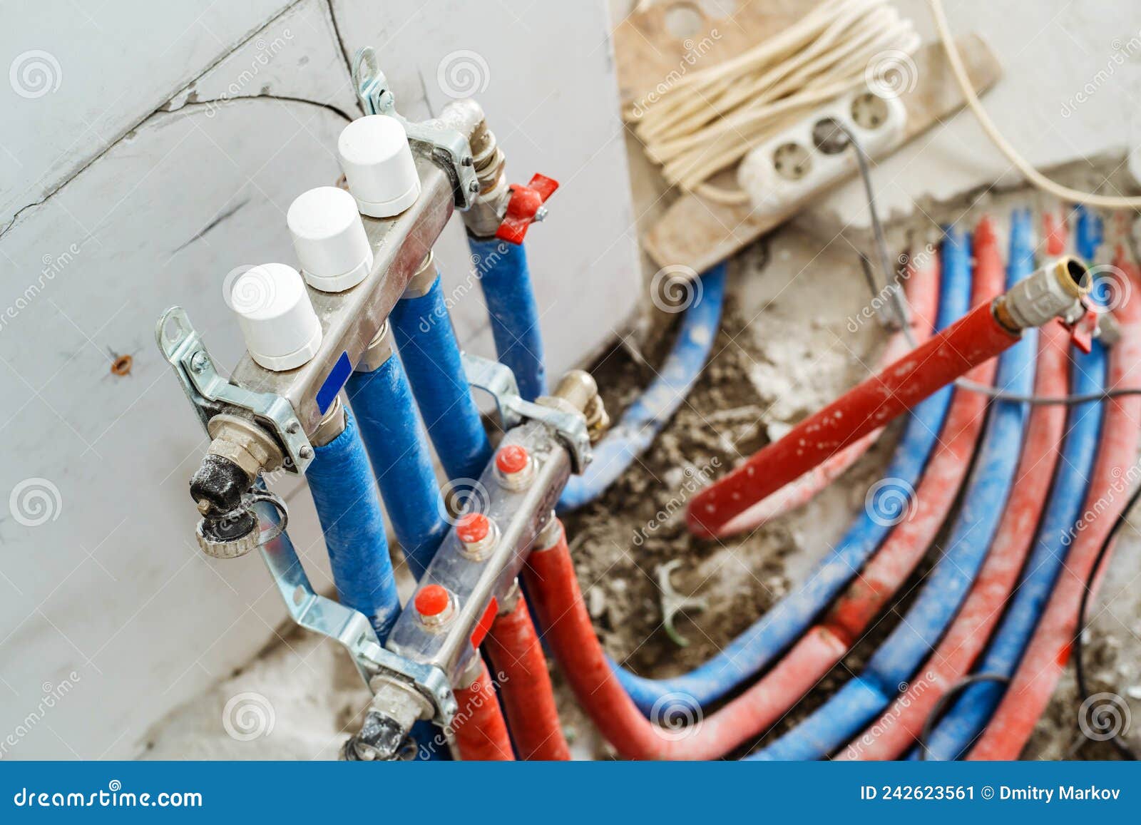 Distribution Group in the Central Heating System of the House. Repair ...