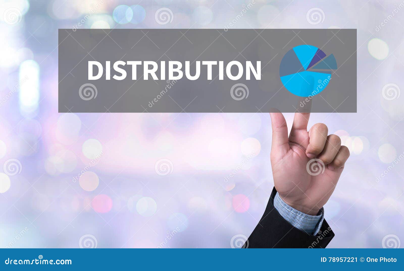 DISTRIBUTION stock image. Image of modern, hand, concept - 78957221