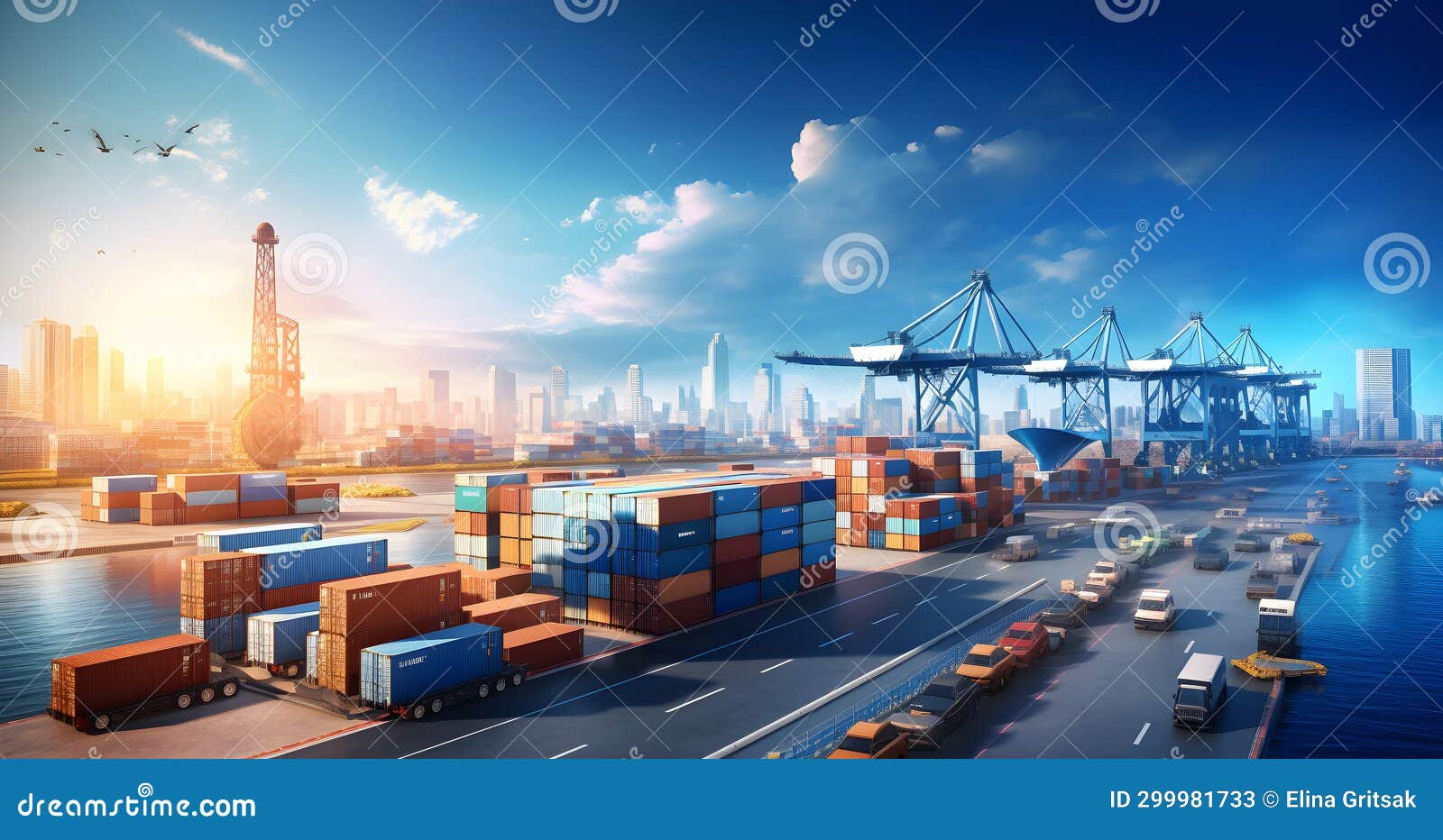 Distribution Network, Container Cargo, Logistics Distribution, Stock ...