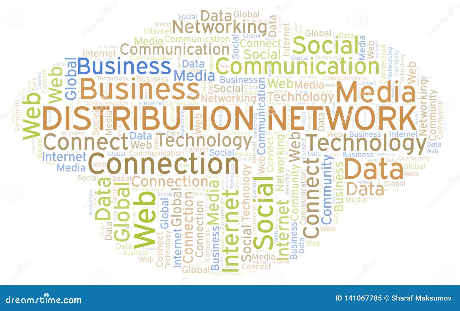 Distribution Network Map Showing Regional Hubs And Transportation Stock ...