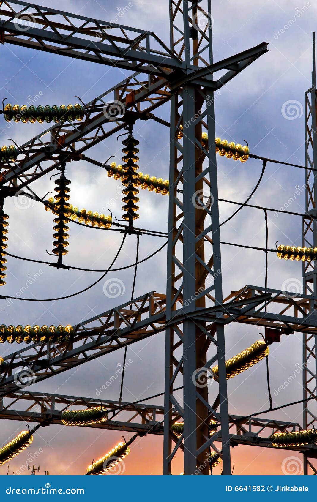 Distribution Substation Insulators Picture. Image: 6641582