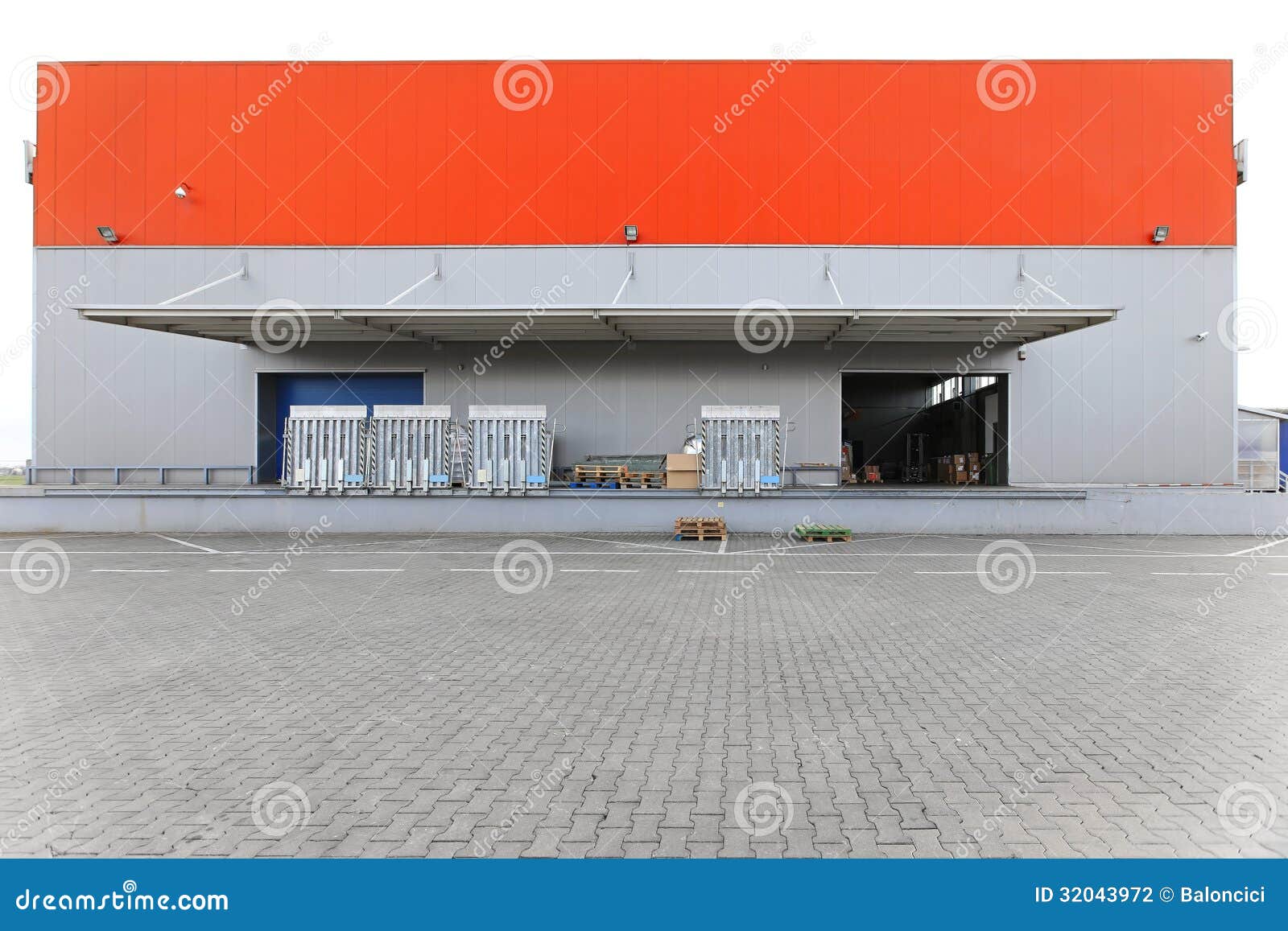 Distribution Warehouse stock photo. Image of depot, industry - 32043972