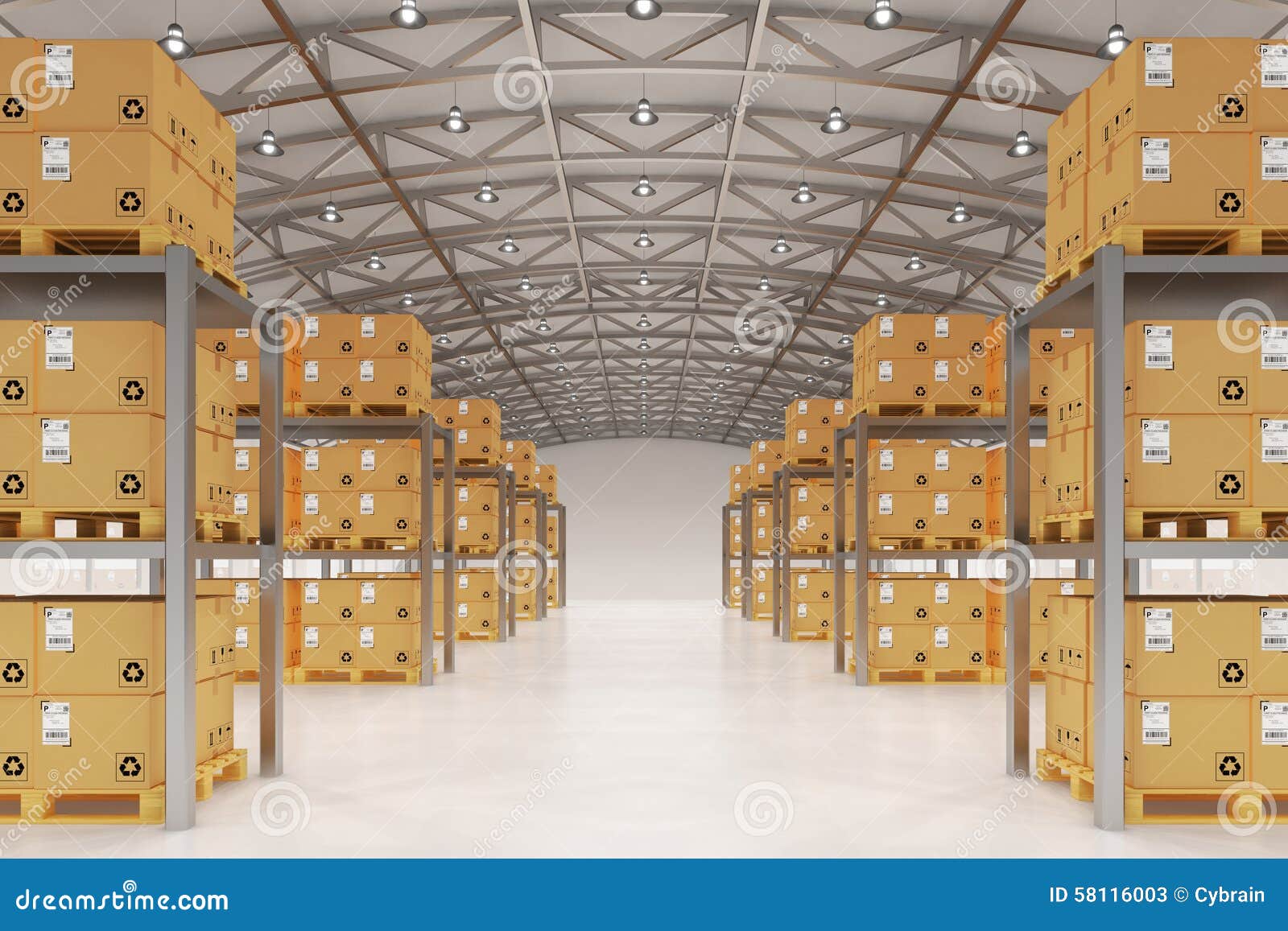 Distribution Warehouse Logistics, Package Shipment, Freight ...