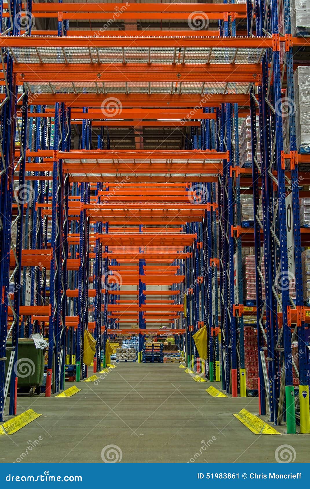 Distribution Warehouse editorial photo. Image of racks - 51983861