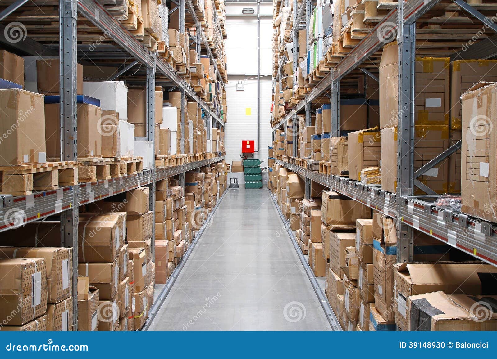 Distribution warehouse stock photo. Image of interior - 39148930