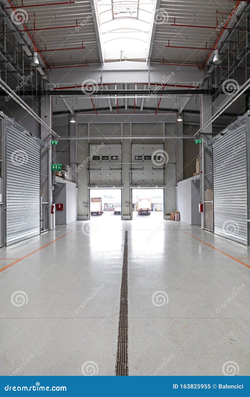 Distribution Warehouse Skylight Window Stock Image - Image of warehouse ...