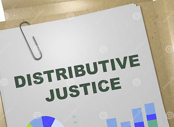 DISTRIBUTIVE JUSTICE Concept Stock Illustration - Illustration of ...