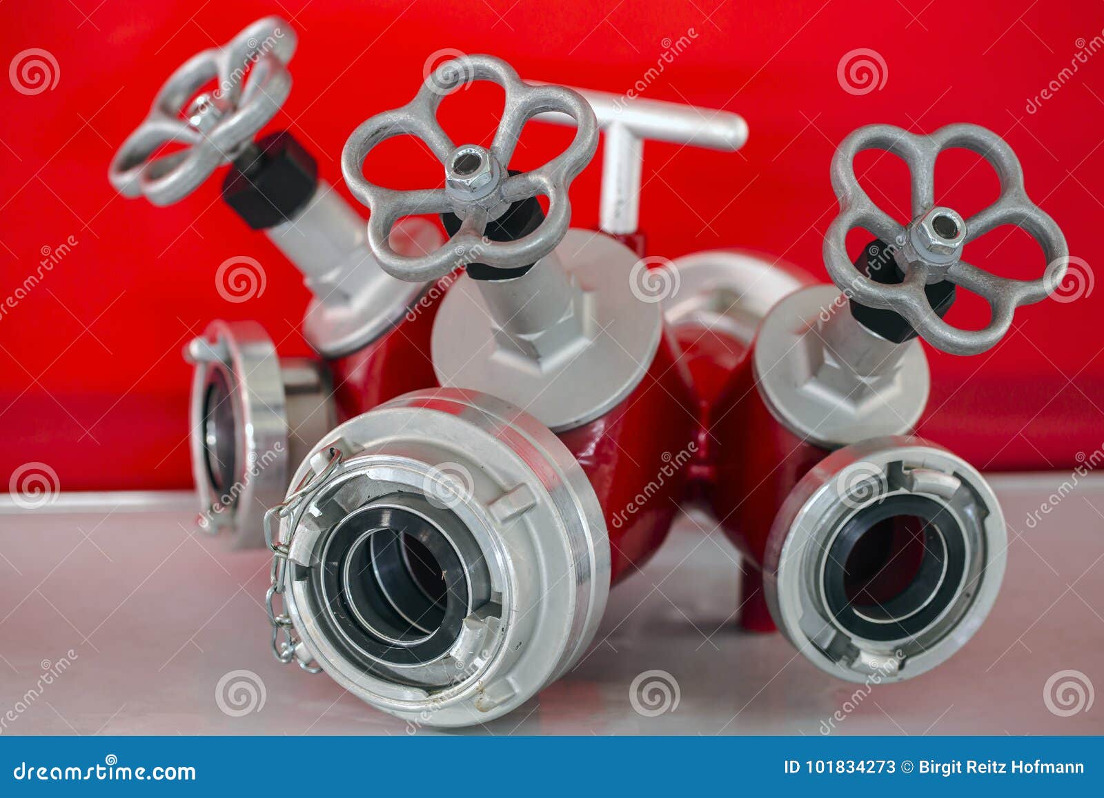 Distributor for fire hose stock image. Image of fire - 101834273