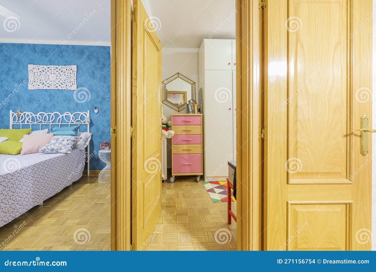 Distributor of a House with Access To Several Bedrooms with Oak Doors ...