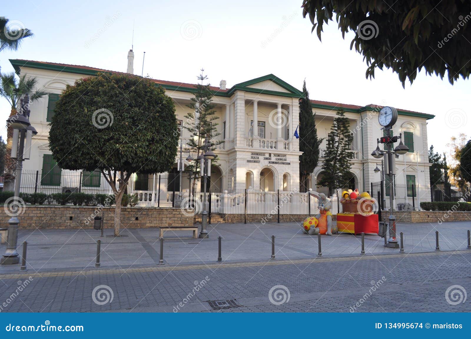 The District Administration Offices Limassol in Cyprus Editorial Stock ...