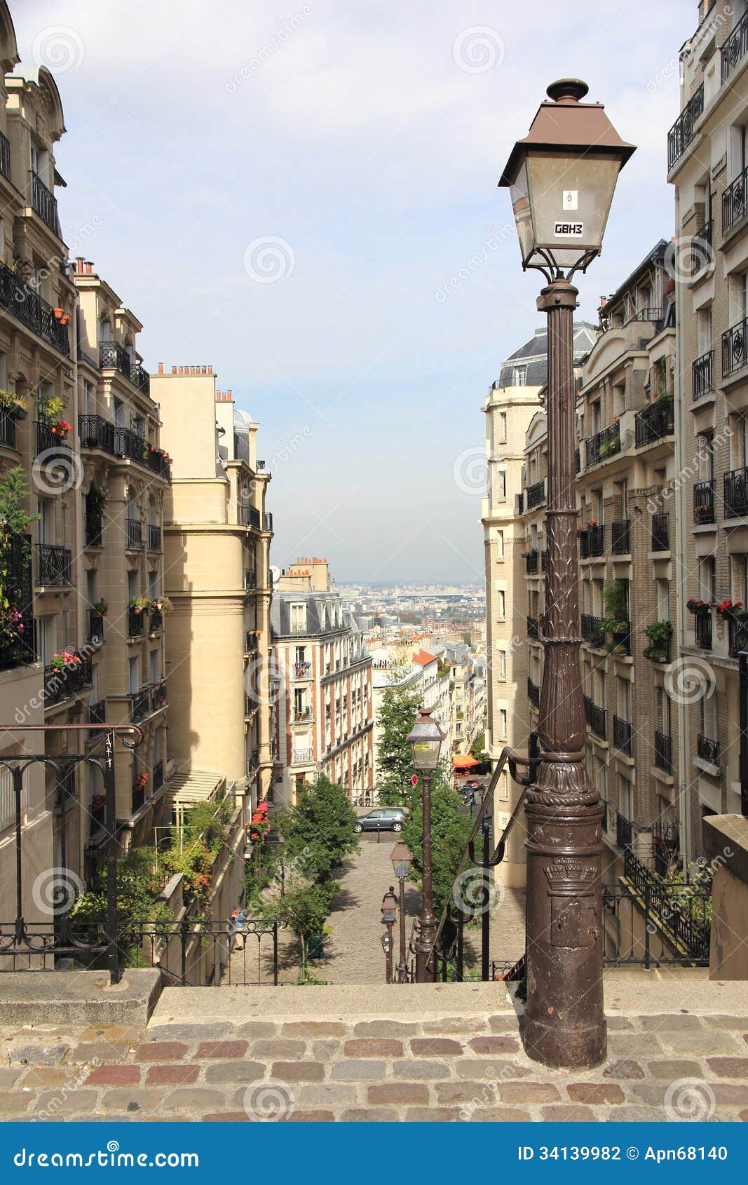 District of Montmartre in Paris Stock Photo - Image of city, culture ...
