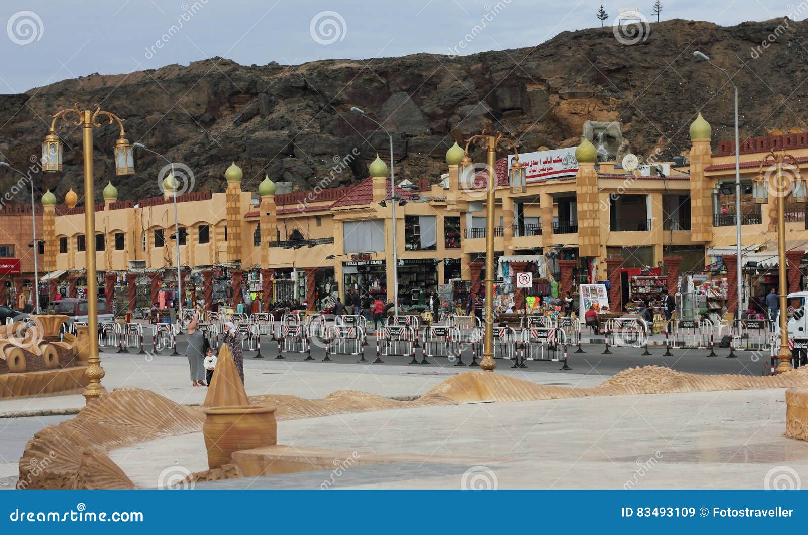 District Van De Oude Stad in Sharm El Sheikh Redactionele Stock ...