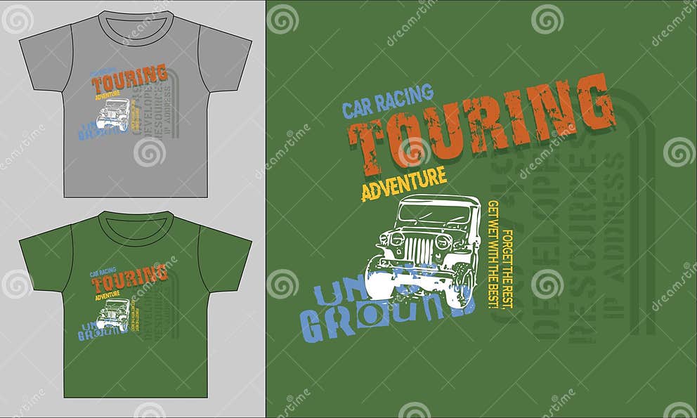 DISTRO T-SHIRT DESIGN Touring Stock Vector - Illustration of pattern ...