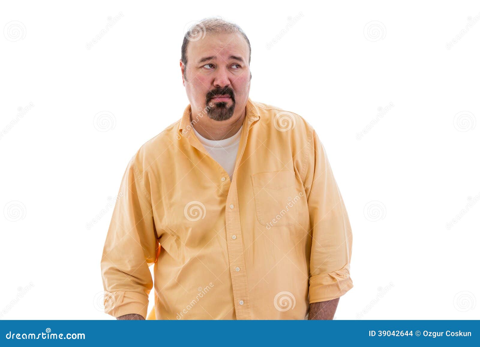 Distrustful Sceptical Middle-aged Man Stock Photo - Image of disbelief ...