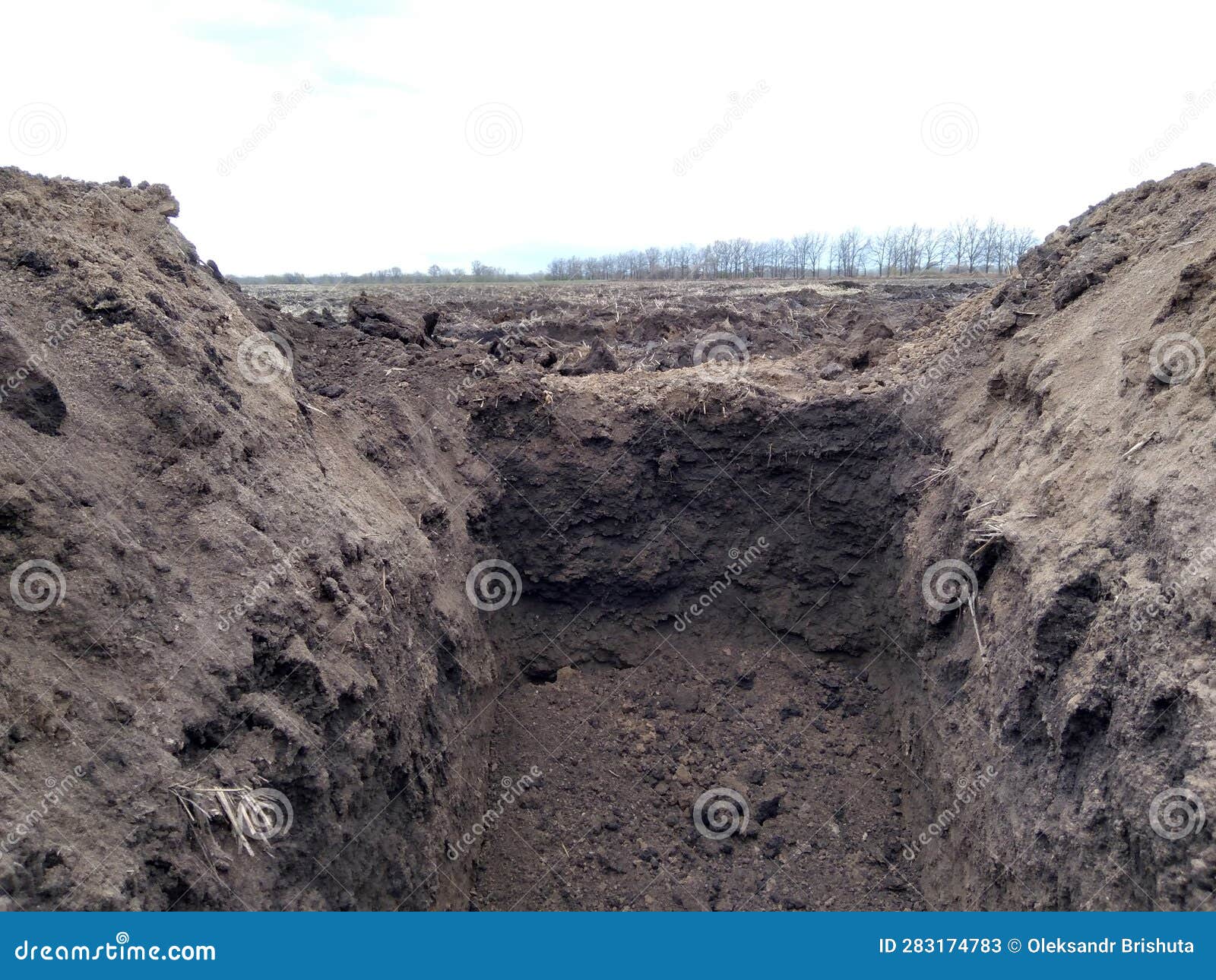 Disturbed Ground. Soil Texture Stock Image - Image of sand, earth ...