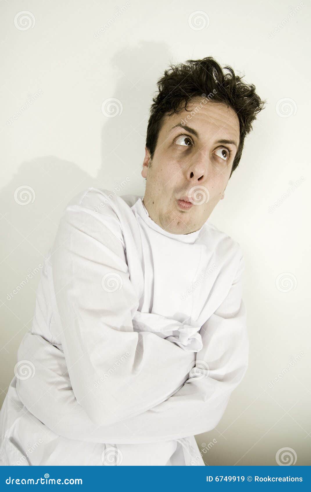 Disturbed young man stock image. Image of obsessed, person - 6749919