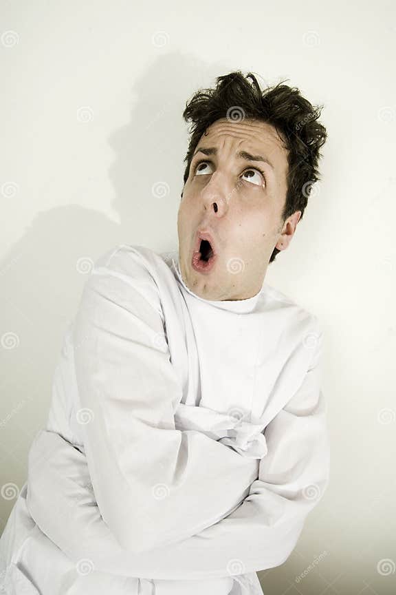 Disturbed young man stock image. Image of person, young - 6750117