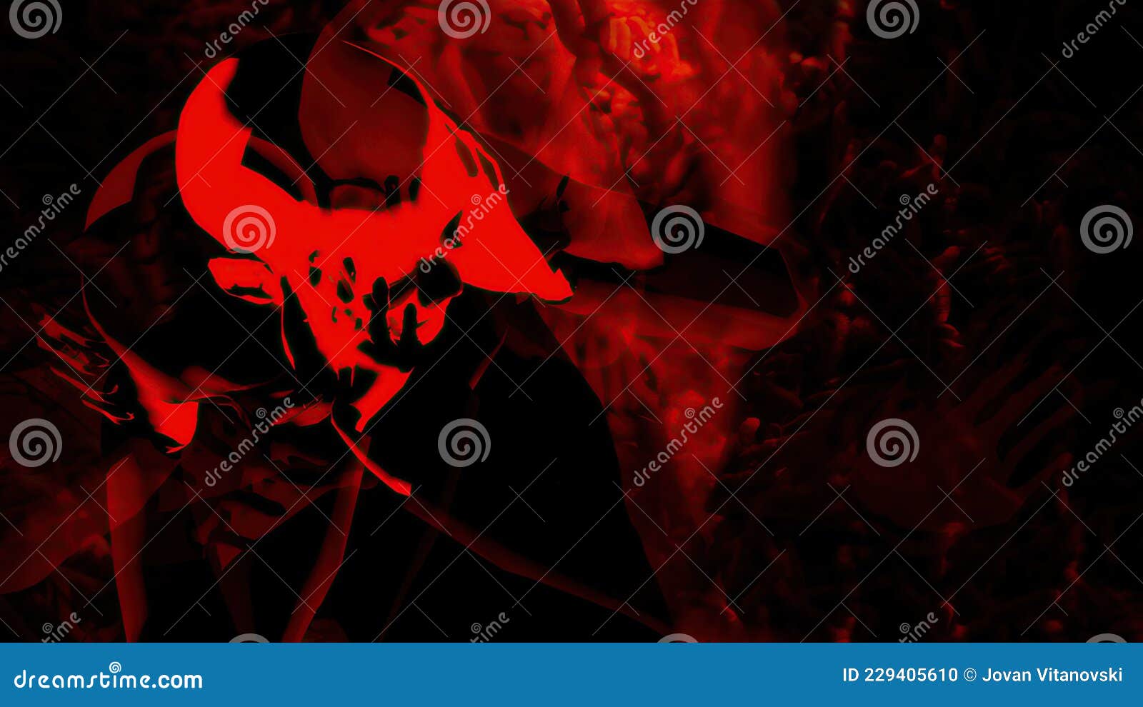 Disturbing Horror Background Stock Illustration - Illustration of ...
