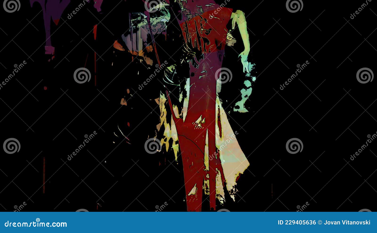 Disturbing Horror Background Royalty-Free Illustration | CartoonDealer ...