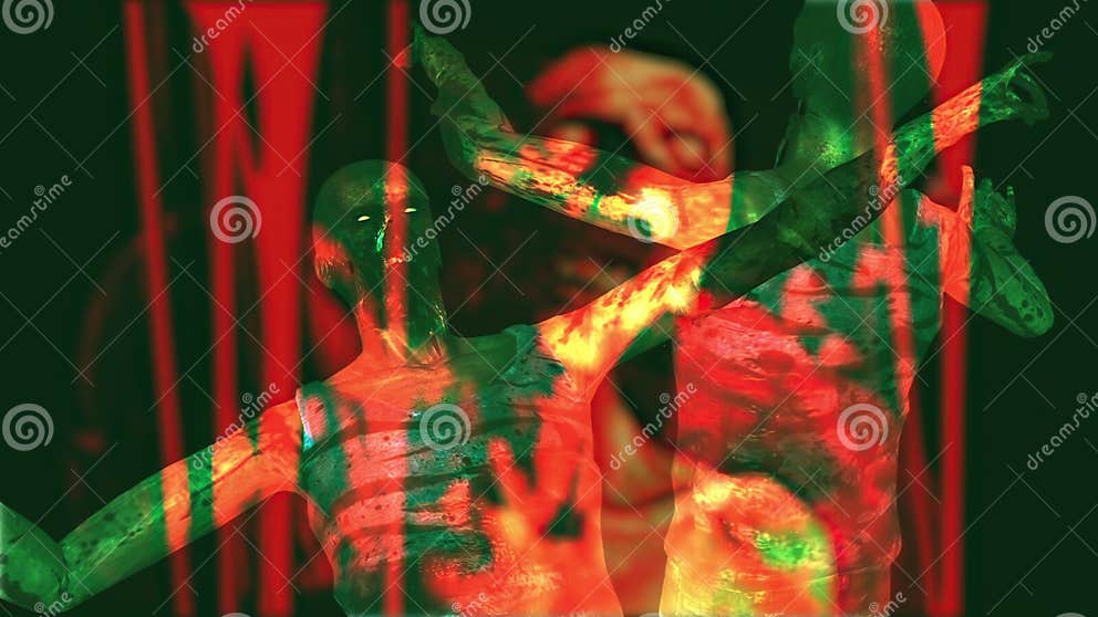 Disturbing Horror Background Stock Illustration - Illustration of fear ...