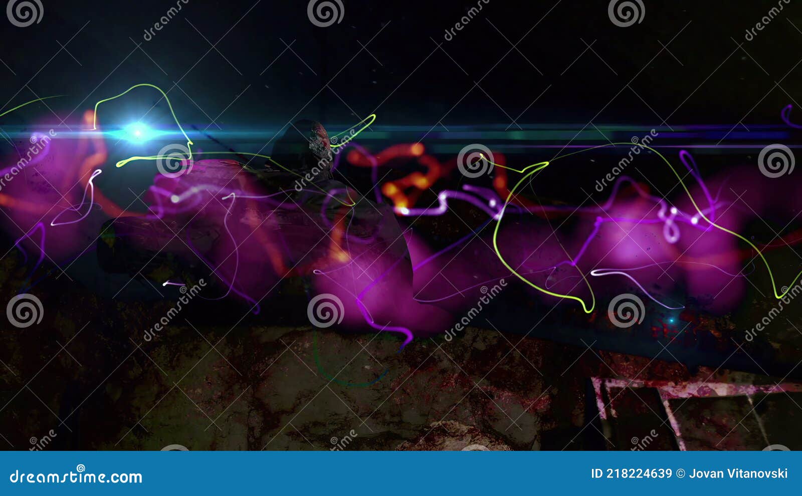 Disturbing Horror Background Stock Illustration - Illustration of ...