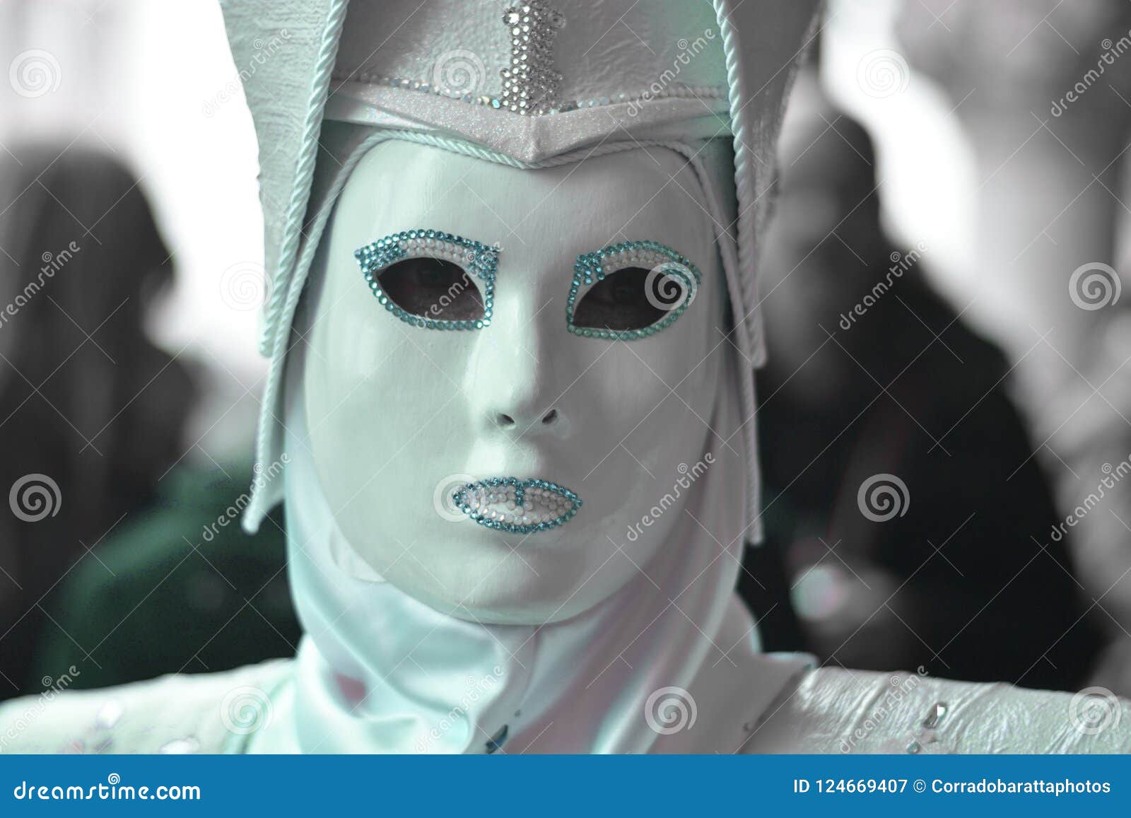 The Mask of the White Ghost Editorial Photography - Image of grunge ...