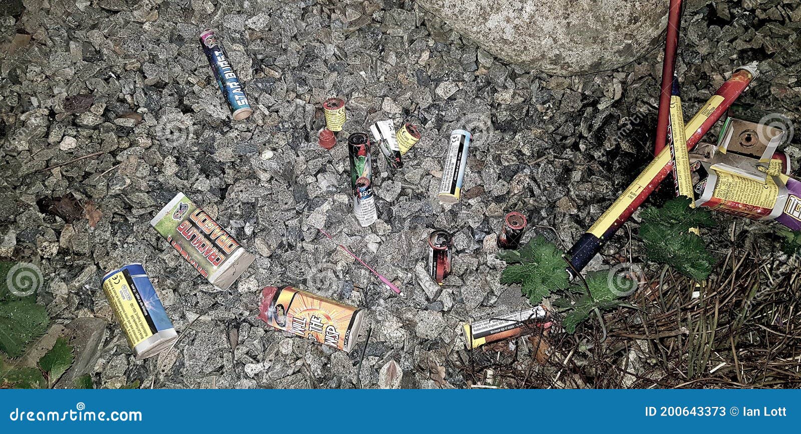 Disused Discarded Ruined Abandoned LAN Cable Wires Roll Circle Rope On ...