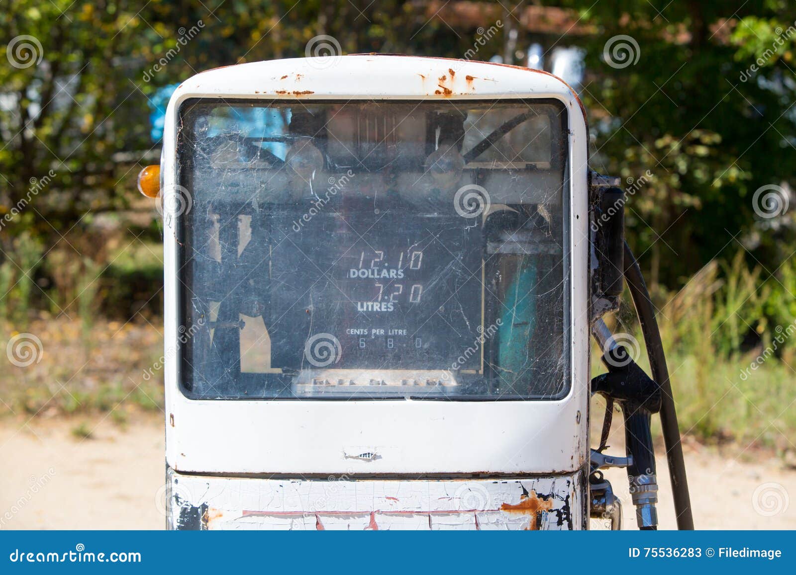 Old Disused Petrol Filling Station Stock Photography | CartoonDealer ... Old Disused Petrol Filling Station Stock Photography | CartoonDealer ...