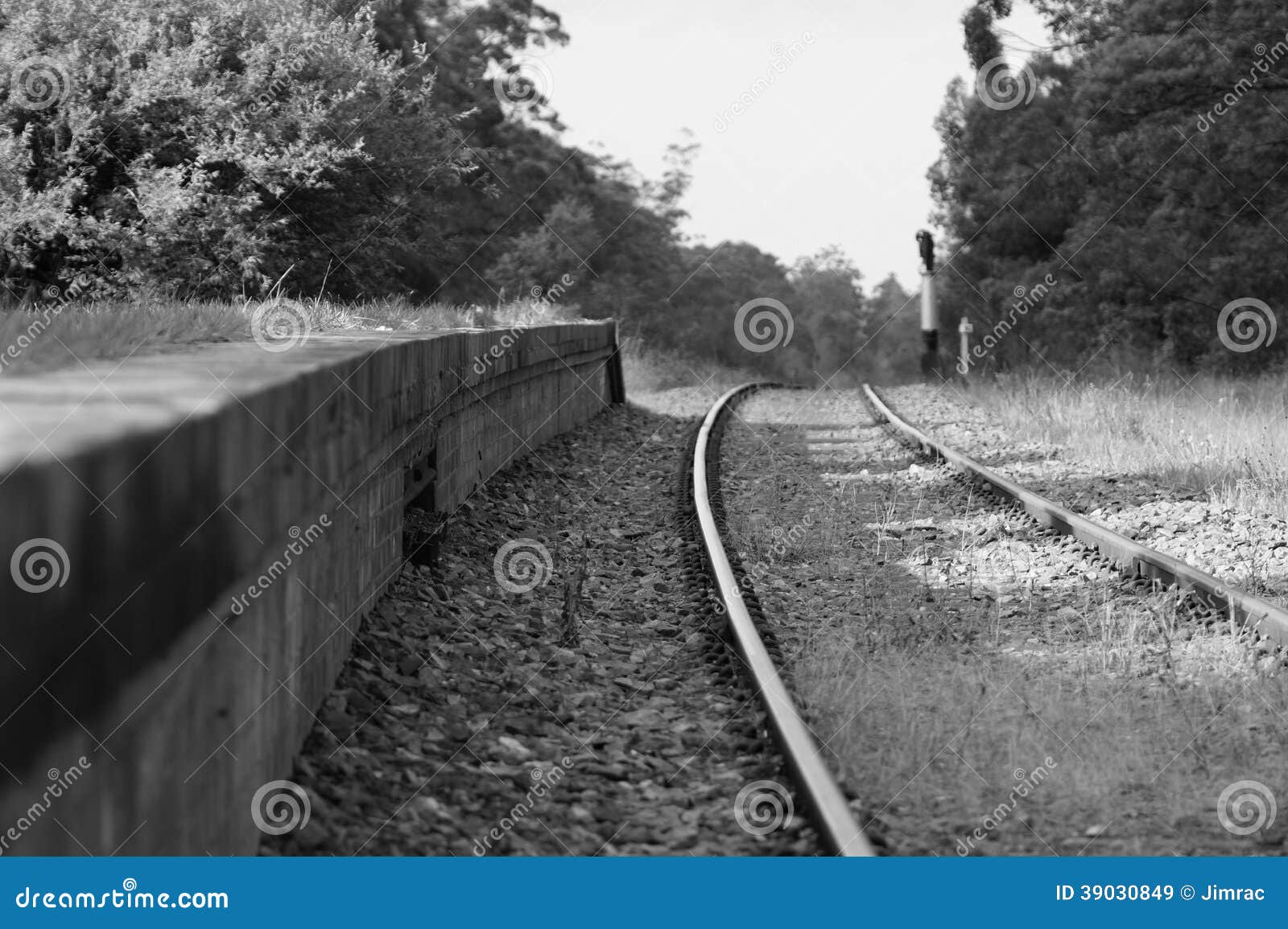 Disused Train Platform stock image. Image of platform - 39030849