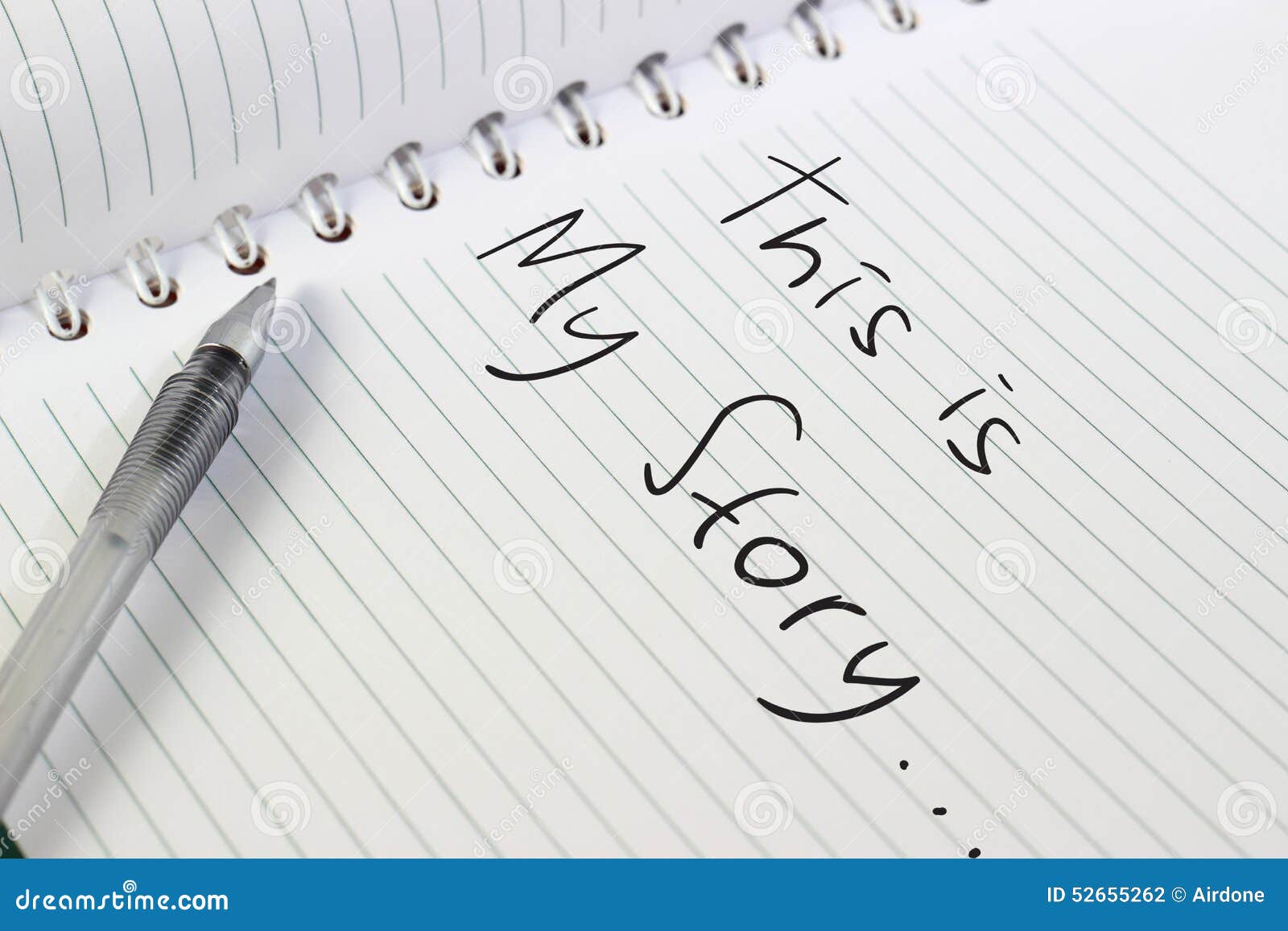 Dit is Mijn Verhaal stock foto. Image of persoonlijk - 52655262