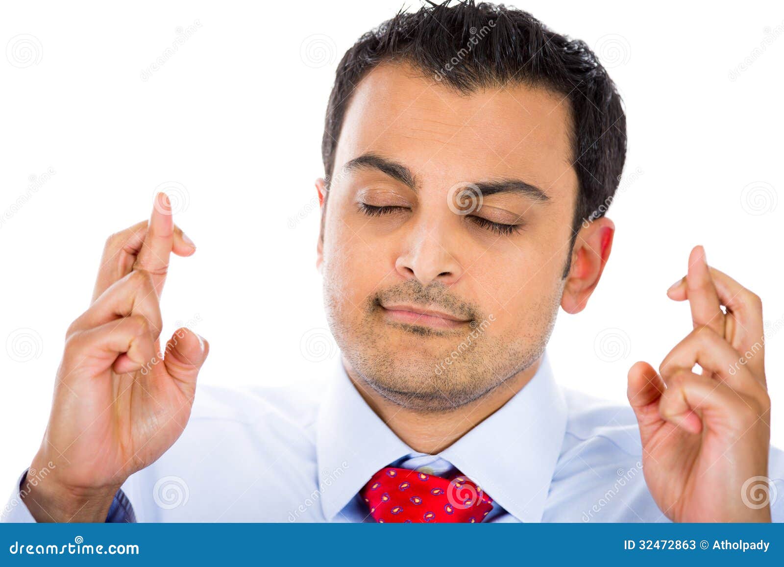 Dita dell'incrocio immagine stock. Immagine di speranza - 32472863