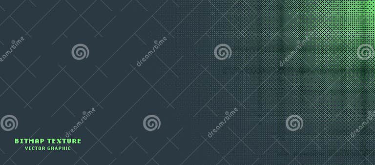 Dither Pattern Bitmap Texture Halftone Radial Gradient Vector Green ...