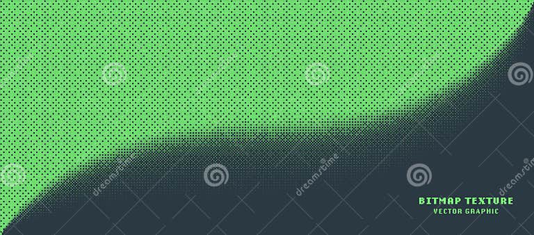 Dither Pattern Bitmap Texture Smooth Curved Border Vector Abstract ...