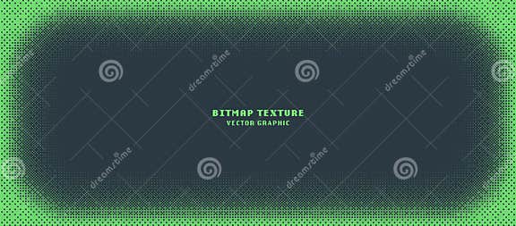Dither Pattern Bitmap Texture Vector Rounded Frame Halftone Gradient ...