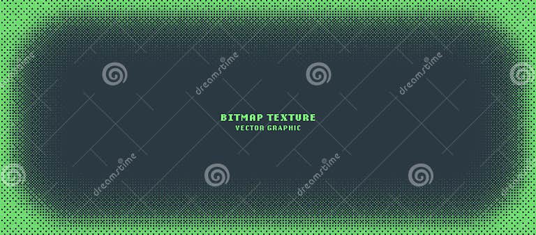 Dither Pattern Bitmap Texture Vector Rounded Frame Halftone Gradient ...