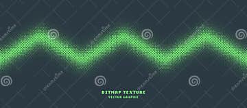 Dither Pattern Bitmap Texture Zigzag Line Horizontal Border Abstract ...