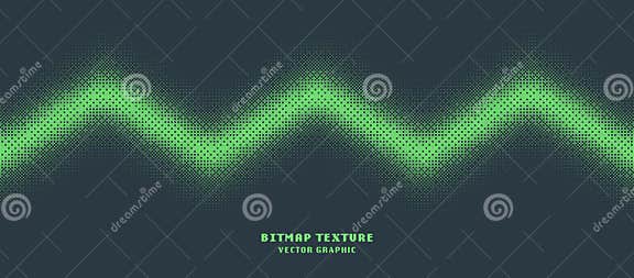 Dither Pattern Bitmap Texture Zigzag Line Horizontal Border Abstract Wallpaper Stock ...