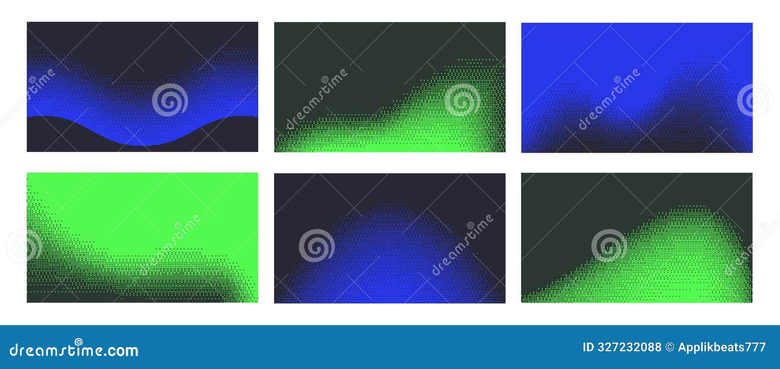 Dithering Pattern Wave Background. Bitmap Dynamic Backdrop, Pixelated ...
