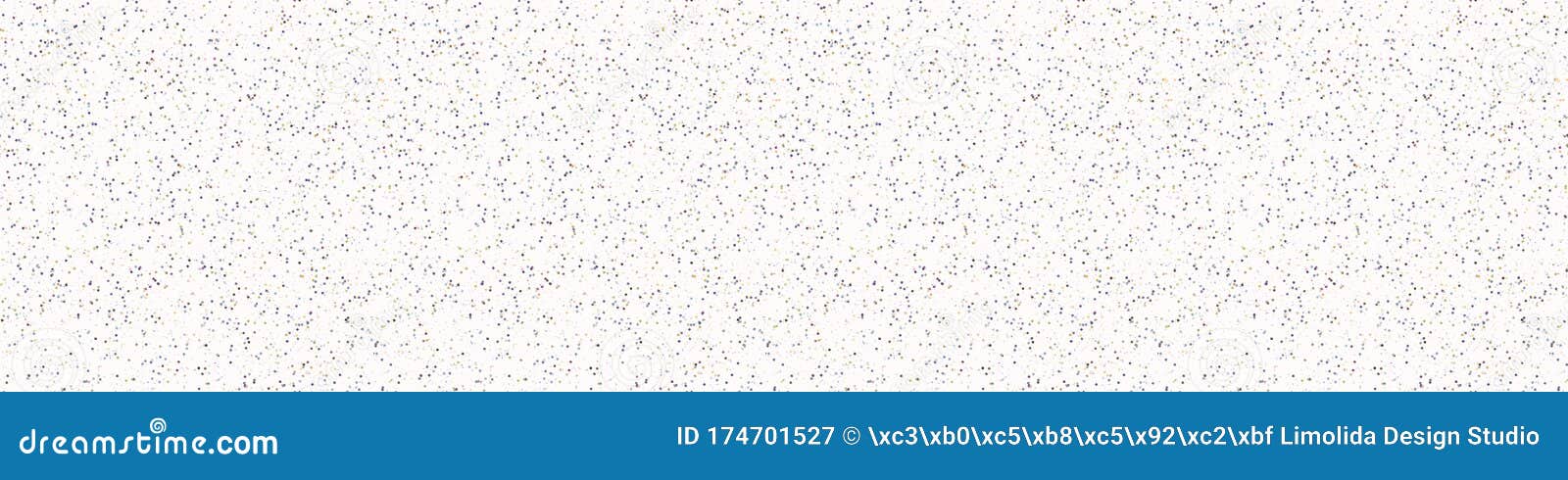 Ditsy Tiny Confetti Sprinkles Seamless Vector Banner Pattern. Random ...