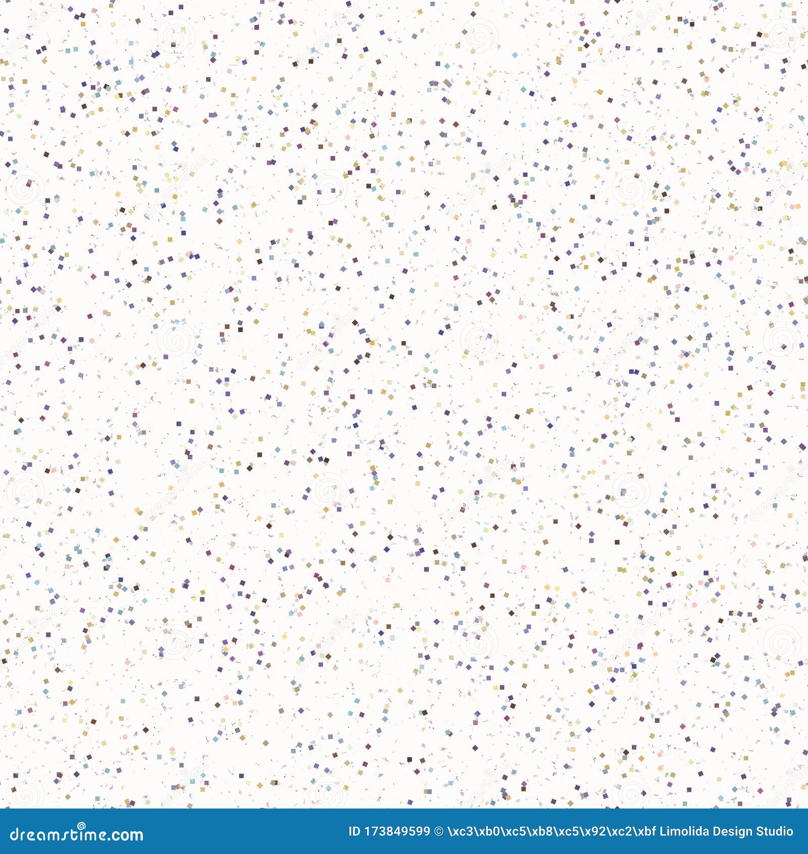 Ditsy Tiny Confetti Sprinkles Seamless Vector Pattern. Random Tiny ...