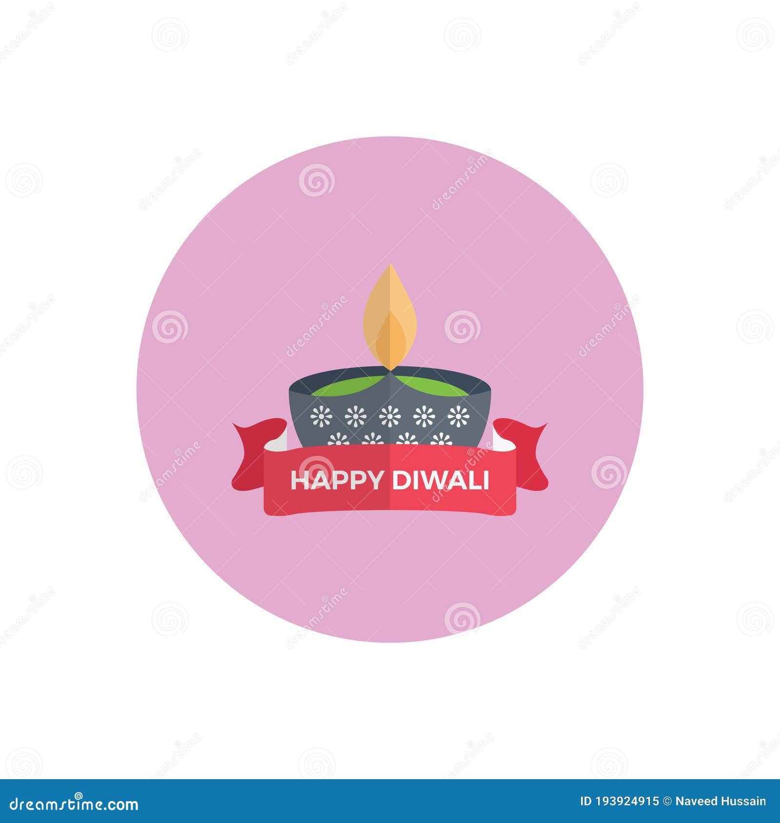 Diva flat color icon stock vector. Illustration of light - 193924915