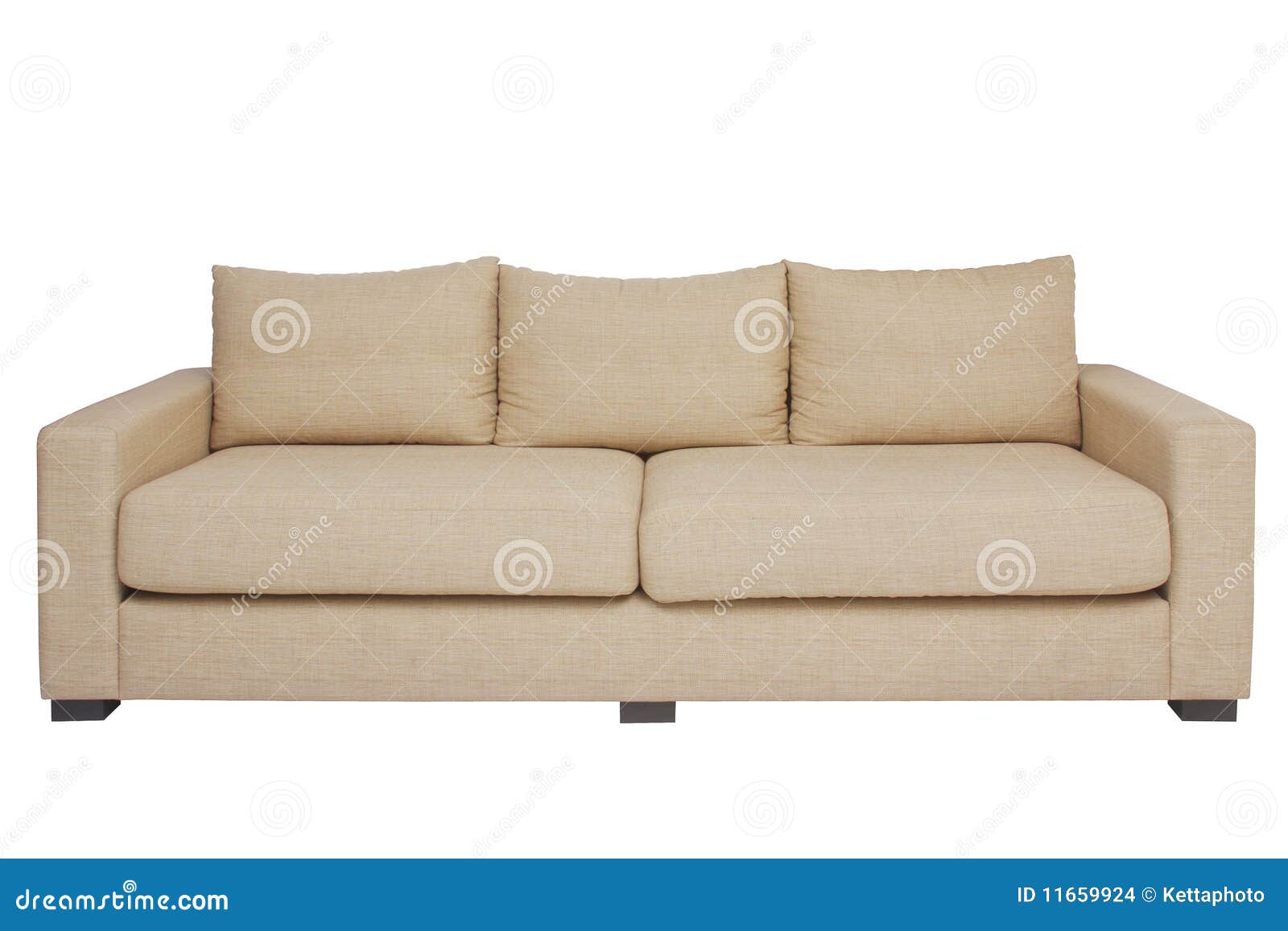 Divan beige sur le blanc photo stock. Image du mode, pièce - 11659924