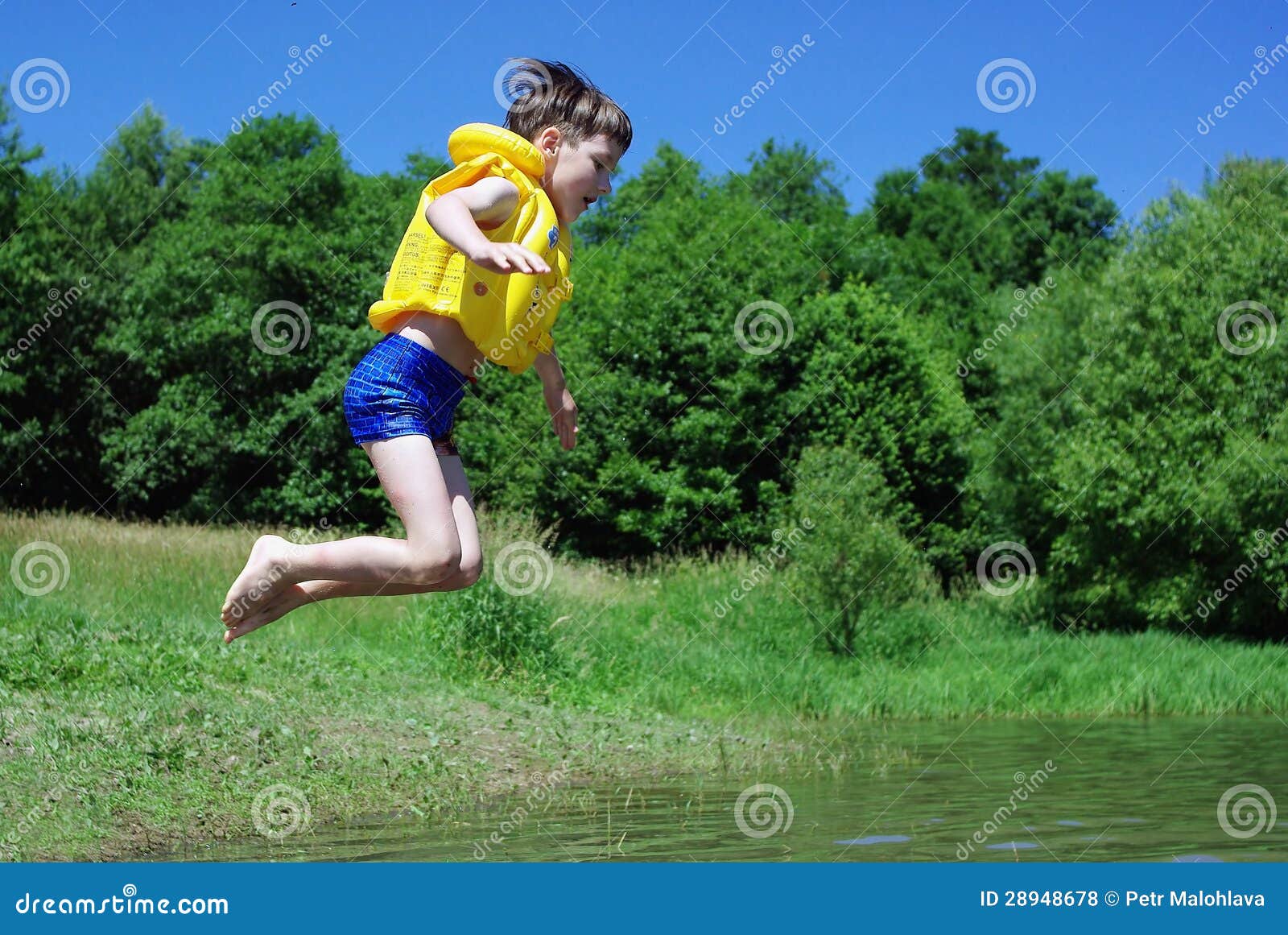 Dive stock photo. Image of water, lake, little, playing - 28948678