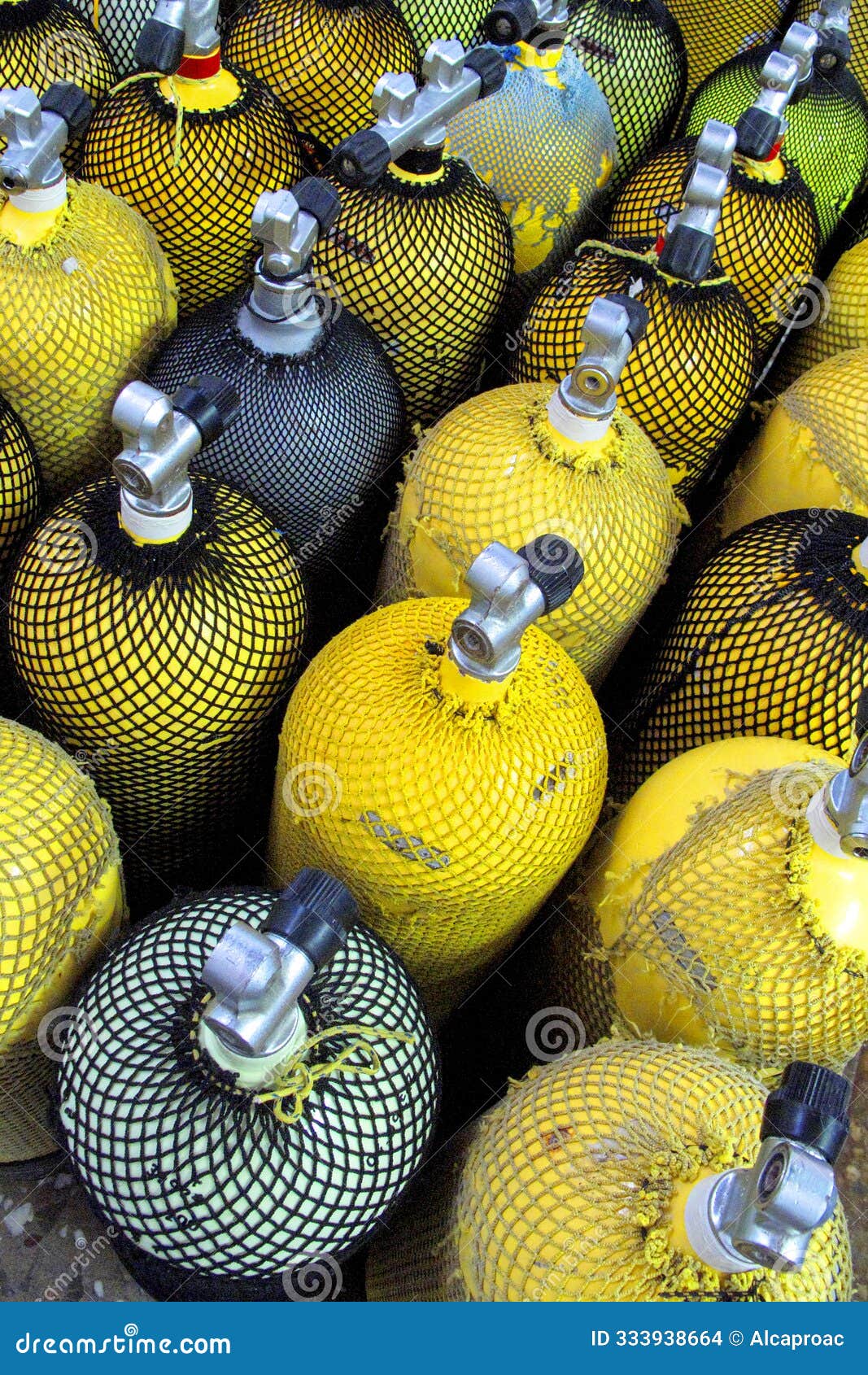 Dive Air Tanks stock photo. Image of ocean, submarine - 333938664