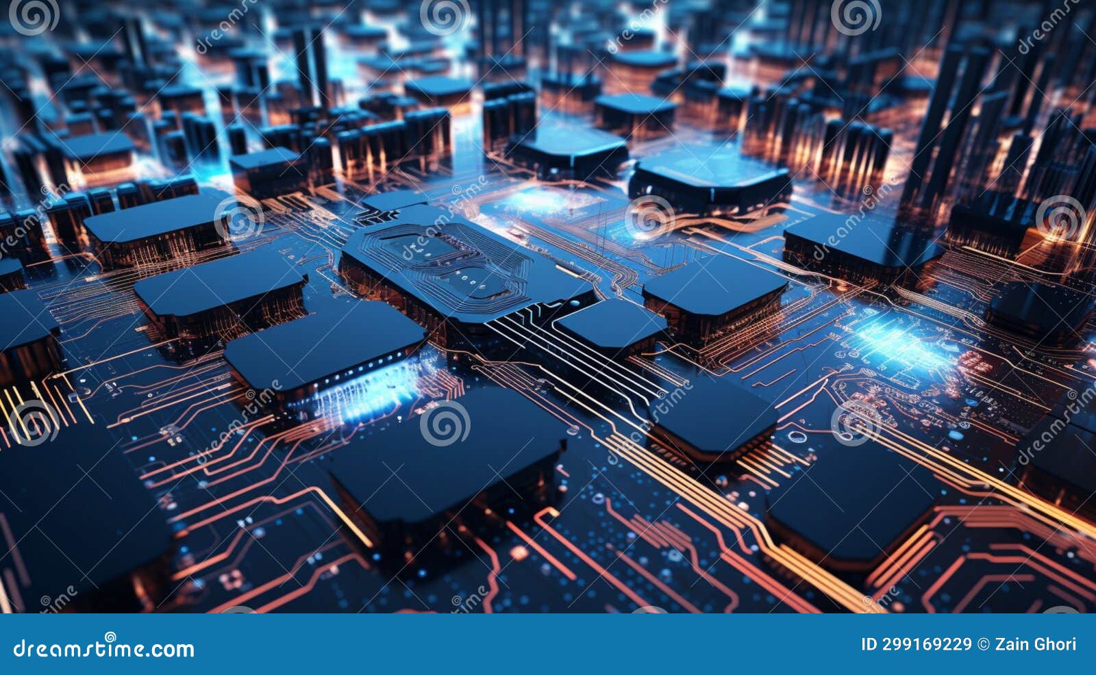 Intricate Patterns of Interconnected Components Create a Symphony of ...