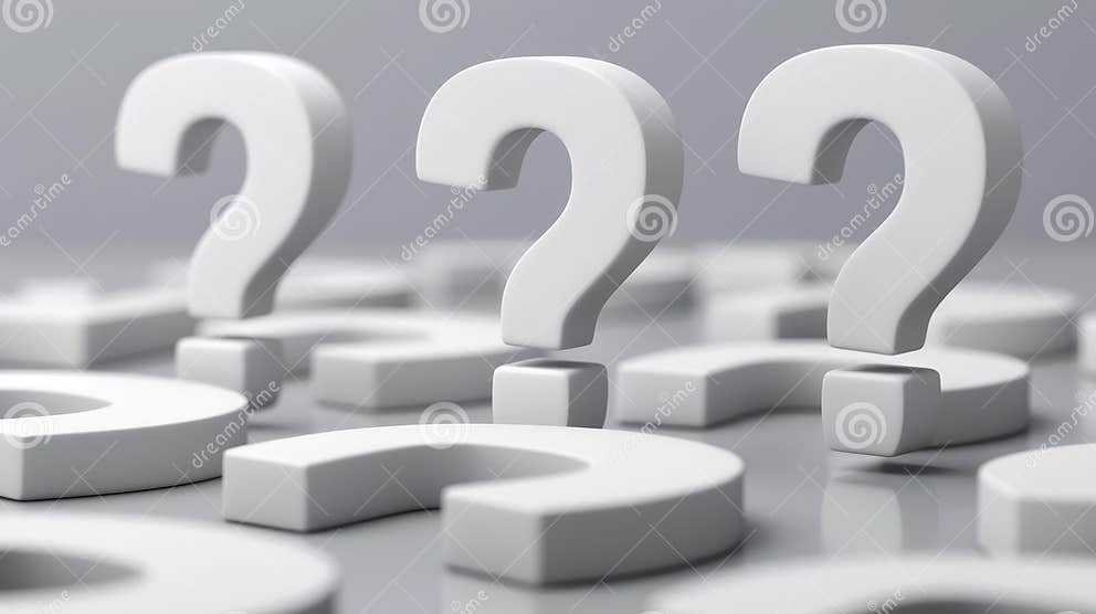 Explore a Captivating 3D World Filled with Endless Question Marks ...