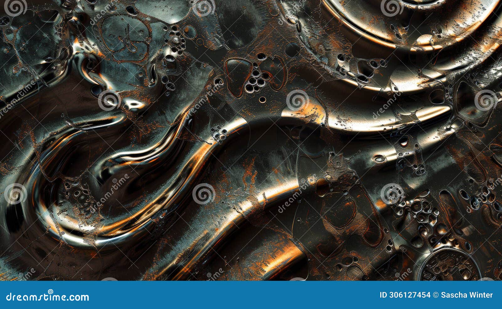 Celestial Alloy: Alien Elegance Stock Photo - Image of unearthly ...