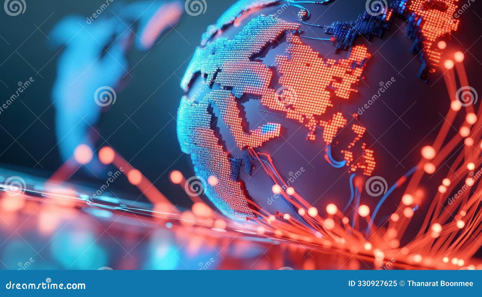 Dive into the Global Connectivity Concept with a Techinspired World Map ...