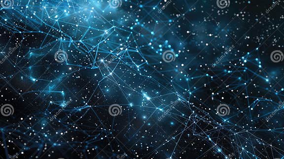 Dive into the Interconnected Cosmos Using Blue Lines, Nodes, and Space ...