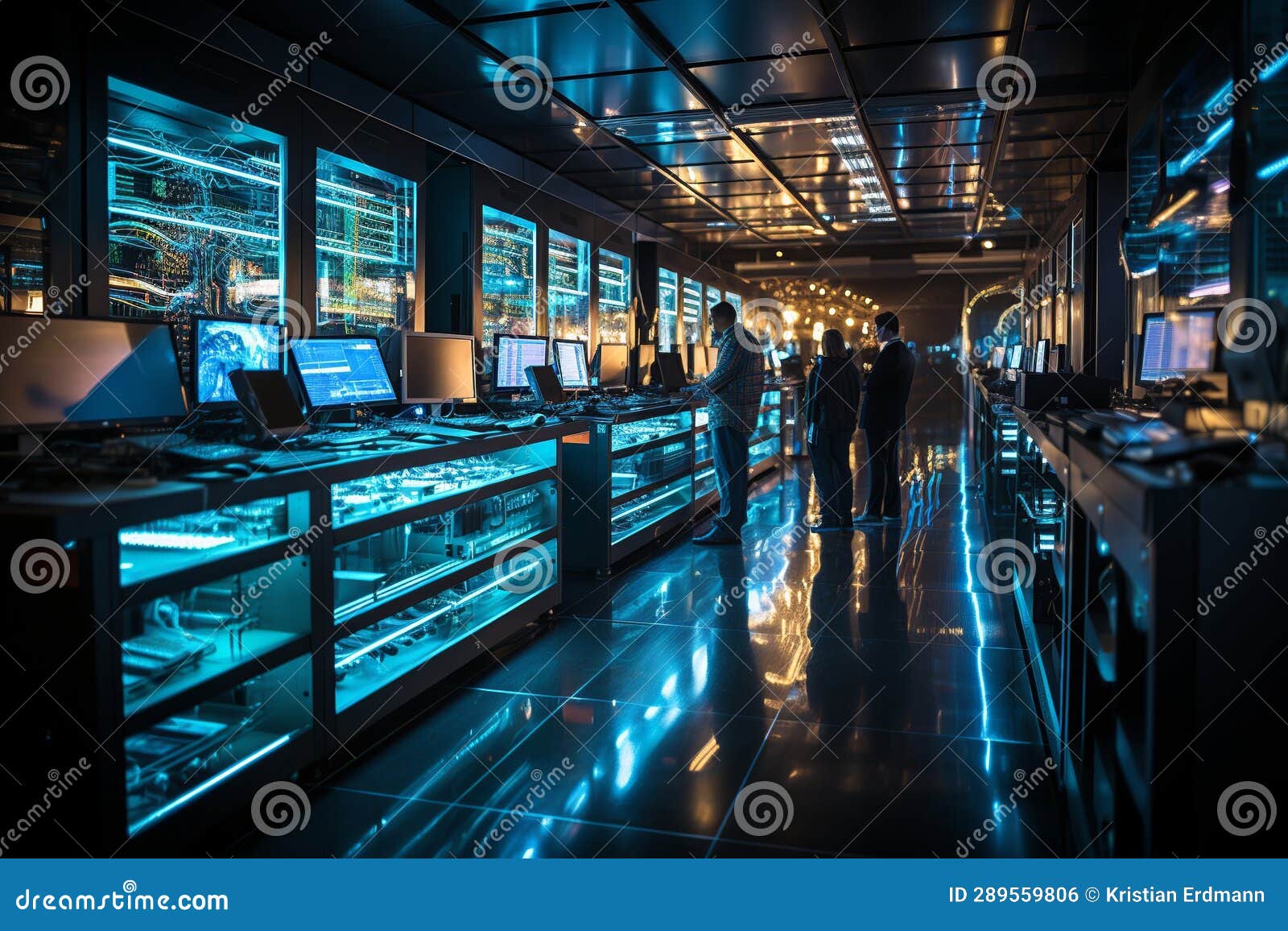 Digital Heartbeat: Server Room Powering Modern Data Analysis & Storage ...